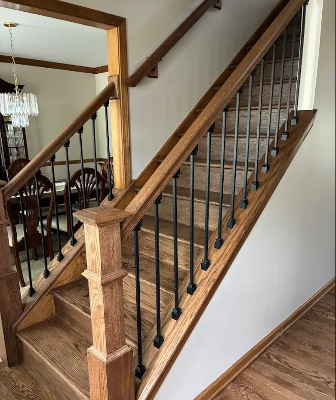 Staircase Renovation in St. Charles, IL | Renew Floors Today